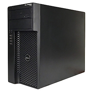Dell Precision T1700 Tower Desktop PC, Intel Quad Core i7-4770 up to 3.9GHz, 16G DDR3, 512G SSD, DVD, WiFi, BT 4.0, Windows 10 64 Bit-Multi-Language Supports English/Spanish/French(Renewed)