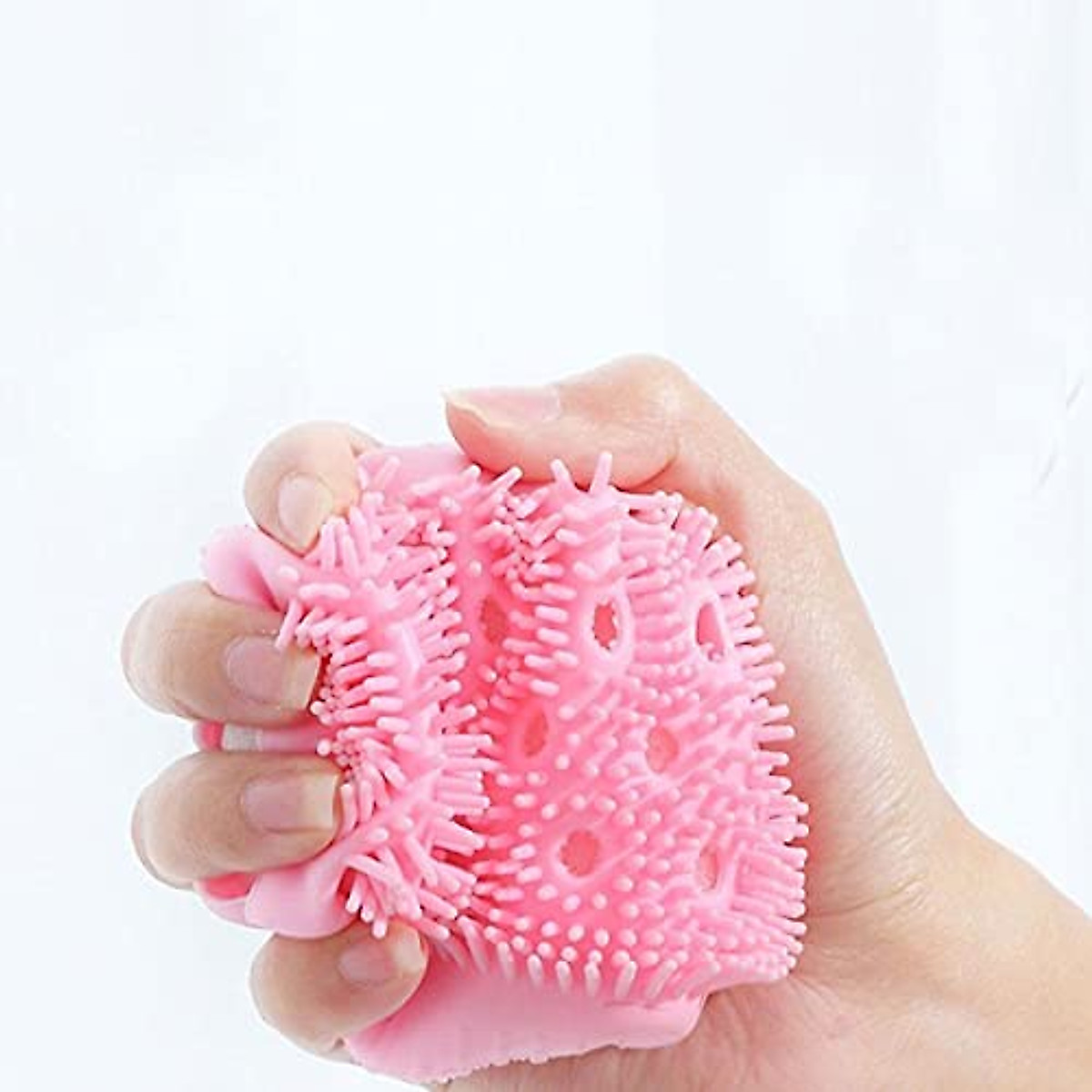 INGVY Dry Brushing Body Brush Silicone Body Scrub Exfoliating Artifact Sponge Bath Brush Double-Sided Bath Brush Adult Universal Bathroom Accessories
