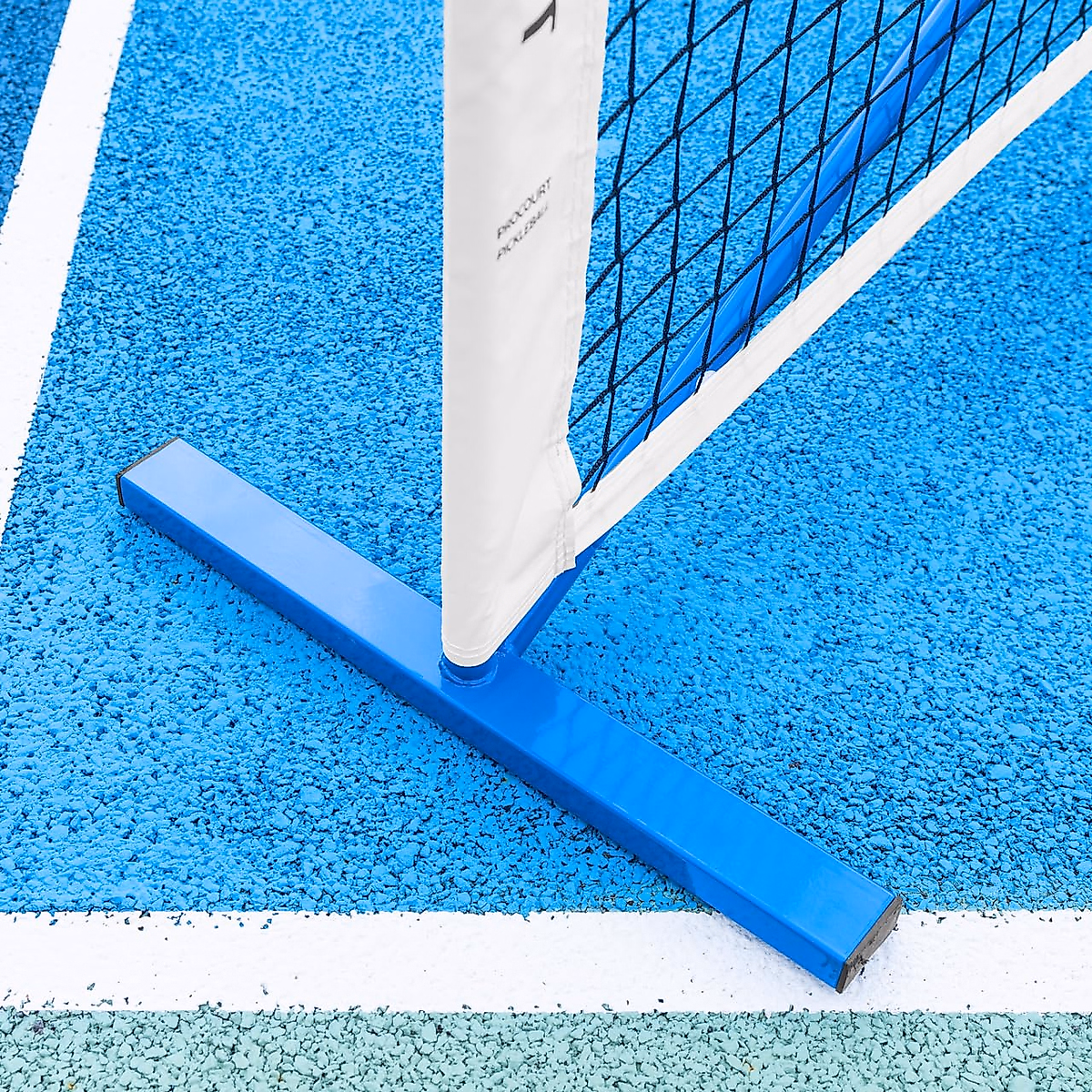 Vermont Procourt Combi Net | Net for Tennis, Badminton, Pickleball & Soccer-Tennis | Portable Badminton Set | Mini Tennis & Badminton Sets for Backyards (10ft Wide (Half Court Pickleball Only))