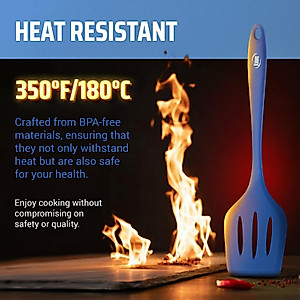 Kaluns Silicone Kitchen Utensils Set 24 Pcs Silicone Cooking Utensils Set - Can Opener, Masher, Turner, Spatula 446°F Heat Resistant Non-Stick - Premium Silicone and Stainless Steel Utensil Set