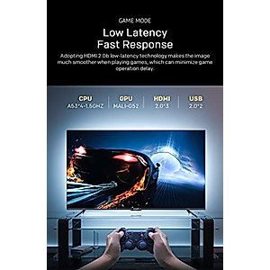 Skyworth S6G Pro 50-inch 4K UHD LCD Smart TV, Android TV with Google Assistant and Chromecast Built-in, Alex Compatibility