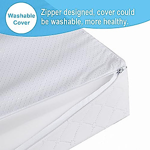 Mecc Ecoh Diaper Changing Pad with Liners - Comfortable & Protective Changing Table Pad with Waterproof Surface & Non-Skid Bottom, 16"x32"