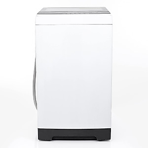 Avanti STW16D0W Portable Washing Machine 1.7 Cu. Ft. Capacity, Top Loading with Hot and Cold Water Inlets, 6 Cycles, Compact for Apartments Dorms and RVs, White
