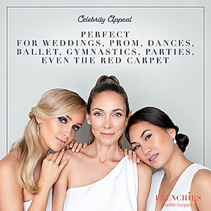 Frenchies French Twist Hair Pin, Ultra Flocked Extra Soft French Hair Pins for Women, Wedding, Updo Extensions, or Wig, 20 Count, Brown