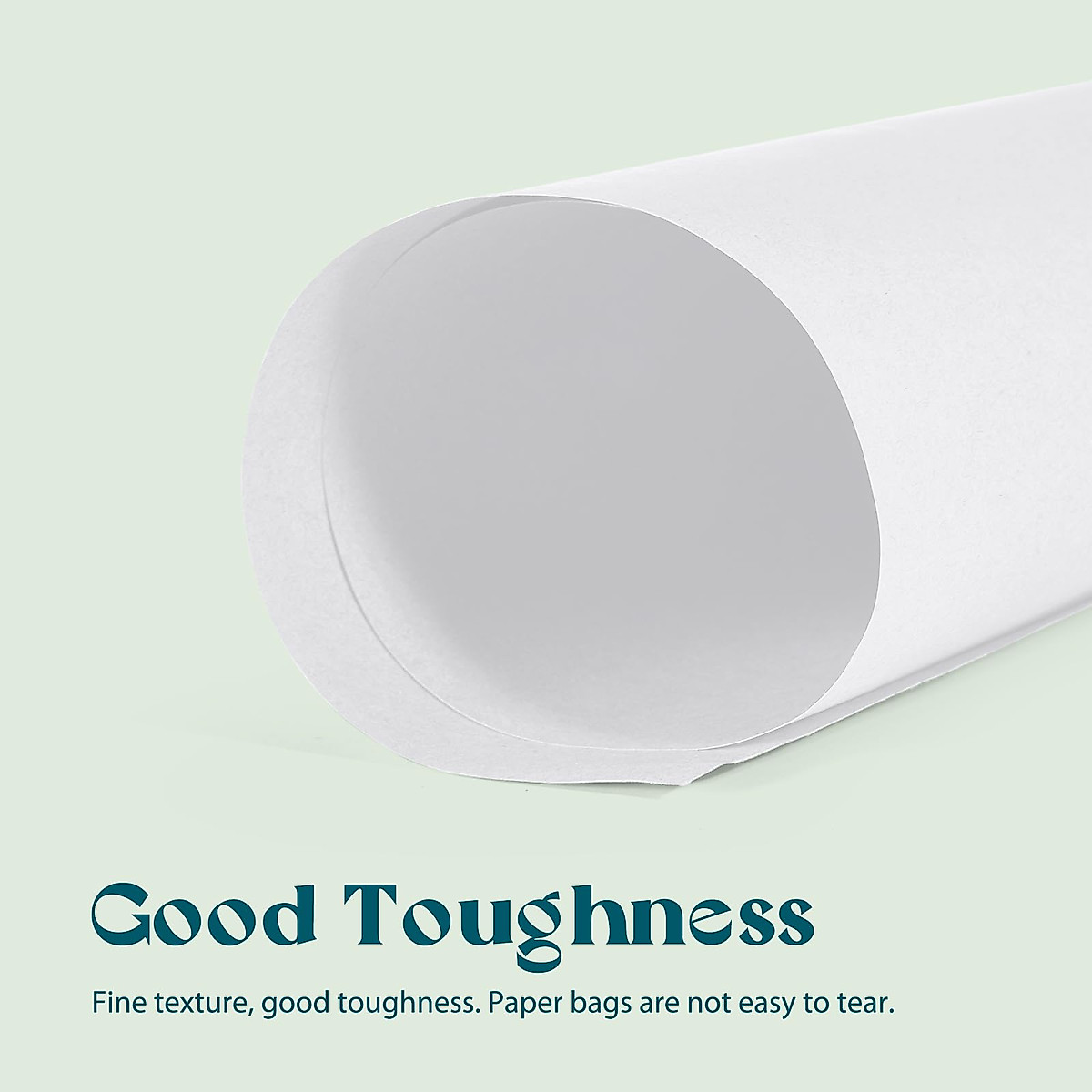 MESHA White Paper Bags with Handles,100 Pcs Kraft Paper Bags for Small Business; 5.25x3.75x8 White Small Gift Bags with Handles Bulk,Premium Paper Gift Bags,small Paper shopping bags，