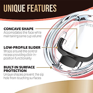 RUUMI® Nose Recess Tumbler Lid (Seafoam) – Compatible with 20 oz Yeti Rambler, Ozark Trail, Swig – See Chart for Other Brands/Sizes