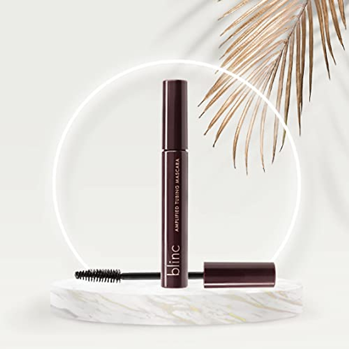 Blinc Amplified Tubing Mascara, Ultra-Longwearing Washable Mascara, Soft-Glam Volumizing, Lengthening and Defining Mascara, Gluten-Free and Cruelty-Free, Black, 9mL / 0.30 Fl. OZ