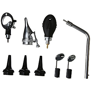 KaWe COMBILIGHT C10/EUROLIGHT E10 Ophthalmoscope/Otoscope Basic Kit, Includes Spare Bulb and Case