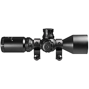 BARSKA 3-9x42 Contour Riflescope IR Mil-Dot Riflescope , Black