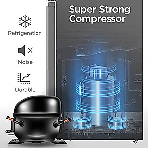 NUTRIFROST 30" Top Freezer Refrigerator - 17.6 Cu.Ft Total Capacity - Reversible Door - Adjustable Thermostat - Metallic Finish