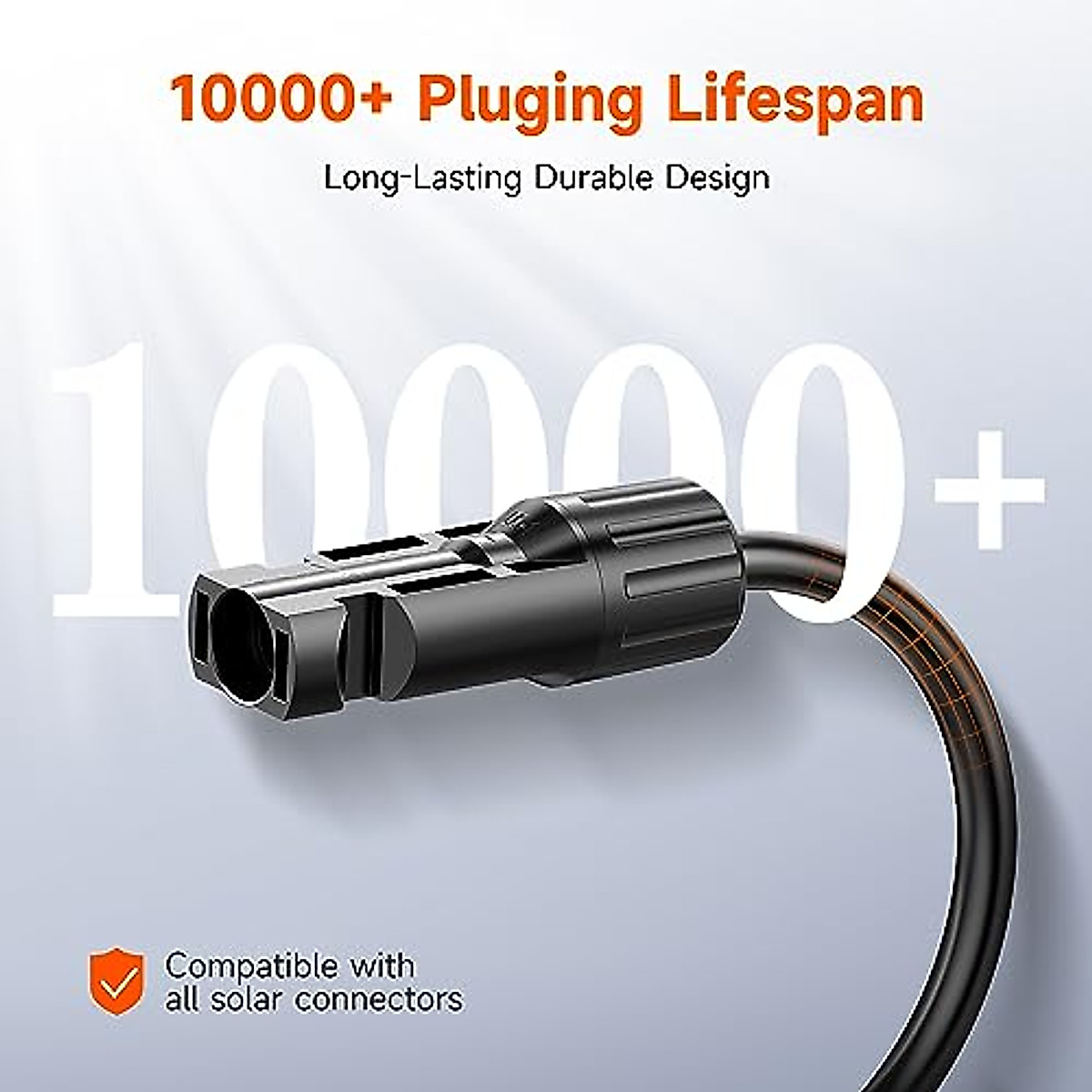 RICH SOLAR Connectors Y Branch Parallel Adapter Cable Wire Plug Tool Kit for Solar Panel (1 Pair M/FF and F/MM)