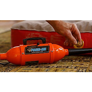 METROVAC 110-IDA32 Magic Air 120V Inflator/Deflator, High-Speed Electric Pump for Quick Inflation/Deflation of Inflatables, Air Mattresses, Pool Toys