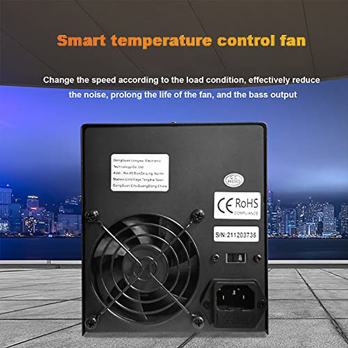 Lwlongwei DC Power Supply Variable, 30V 10A 300W Adjustable Switching Regulated DC Bench Power Supply with 4-Digits LED Power Display Coarse and Fine Adjustments