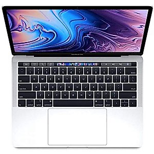 Mid 2018 Apple MacBook Pro Touch Bar with 2.7GHz Intel Core i7 (13.3 inch, 16GB RAM, 512GB SSD) Silver (Renewed)