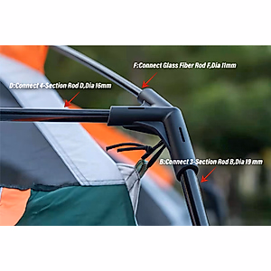 KTT Extra Large Tent 12 Person,Family Cabin Tents,2 Rooms,3 Doors and 3 Windows with Mesh,Straight Wall,Waterproof,Double Layer,Big Tent for Outdoor,Picnic,Camping,Family Gathering(Green)