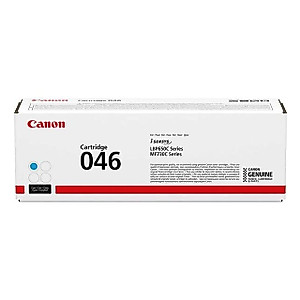 Canon 046 Toner Cartridge ImageCLASS LBP654Cdw, LBP654Cx, MF731Cdw, MF733Cdw, MF735Cdw - High Yield Black and Standard Yield Cyan, Magenta and Yellow - 4 Pack in Retail Packaging