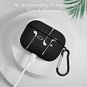 Golf Lover Airpods Case Cover for Apple AirPods Pro Cute Airpod Case for Boys Girls PC Hard Silicone Protective Skin Airpods Accessories with Keychain