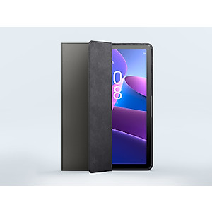 Lenovo - M10 Plus (3rd Gen) Folio Case (US) - 10-inch - Convertible Folio Stand - Built-in Pen Pouch - Sleep/Wake Function - Grey (Pen Sold Separately)