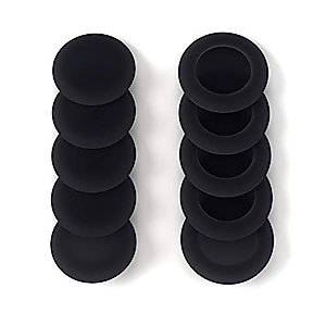 Ear Cushions Foam Replacement 60mm/2.4" Disposable Headphone Headset Earphones Sponge Covers, 5-Pairs