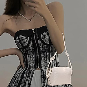 cuiab Woven Handmade Clutch Bag,Women Woven Crossbody Bag,Mini Bag Tote