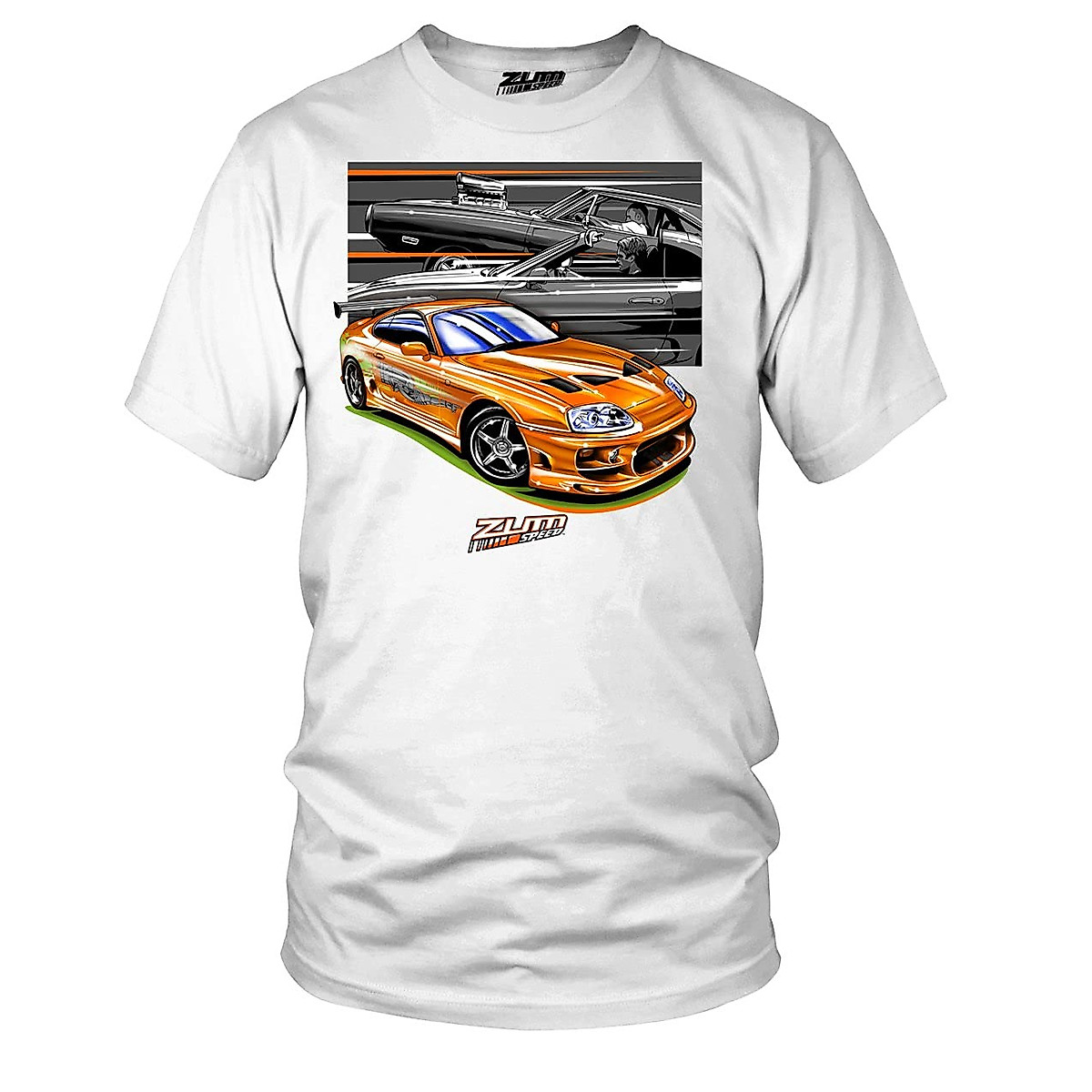 Zum Speed Supra Shirt, Fast Furious t-Shirt, Import car Shirt, Tuner car Shirt White