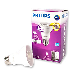 Philips LED 50W PAR20 Bright White SO 3Pk