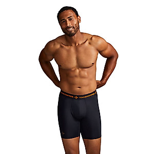 Tommie Copper Men’s Performance Compression Undershorts | Breathable Underwear with Fly I Sweat Wicking 4D Stretch Briefs for Everyday - Black - Medium