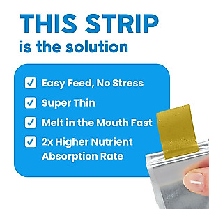 Mepet Dental Support for Dogs - Mouth Dissolving Strips, Dental Care with Propolis Extract, Remove Plaque & Tartar, Bad Dog Breath - No Allergens and Additives - Pet Health Supplies - Beef, 30 Strips