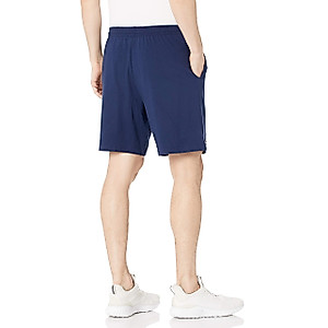 Russell Athletic mens Russell Athletic Men's Premium Ringspun Cotton With Pockets Casual Shorts, Navy, Medium US