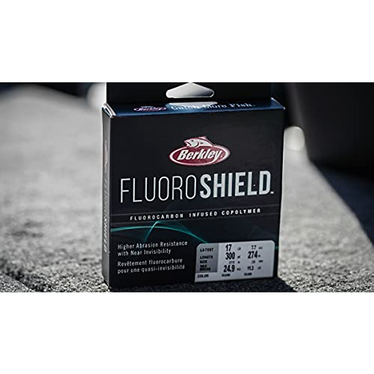 Berkley FluoroShield™, Clear, 15lb | 6.8kg, 300yd | 274m Fishing Line, Suitable for Freshwater Environments