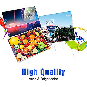 JetSir 4 Color Ink Refill kit for HP 950 951 932 933 60 61 952 902 901 62 63 21 22 920 940 934 564 711 970 971 94 95 96 Ink Cartridge (2 Black 1 Cyan 1 Magenta 1 Yellow) 100ML x5 Bottle with Syringe