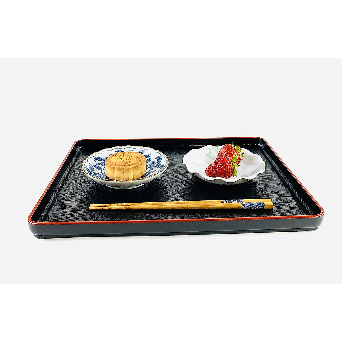 JapanBargain 3671, Bamboo Chopsticks Reusable Japanese Chinese Korean Chopsticks Set Wood Chop Sticks Hair Sticks 5 Pair Gift Set Dishwasher Safe, 9 inch, 1 Pack