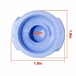 WP12664501 For Whirlpool Refrigerator Fil-ter Bypass Cap W11395888 12664501SP plugs EveryDrop Fil-ter 4 slot - 1 Pack