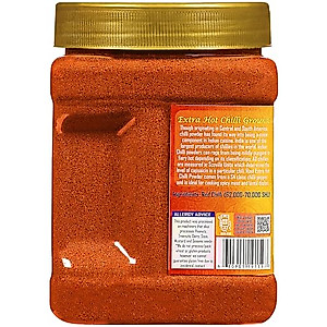 Rani Extra Hot Chilli Powder Indian Spice 16oz (1lb) 454g PET Jar ~ All Natural | Salt-Free | Vegan | No Colors | Gluten Friendly | NON-GMO | Kosher | Indian Origin