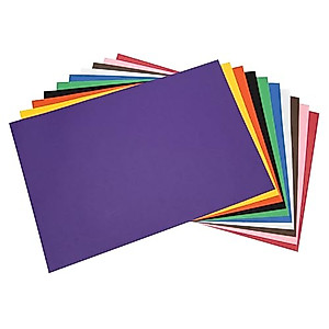 Tru-Ray® Construction Paper, 50% Recycled, Assorted Colors, 12" x 18", Pack Of 50