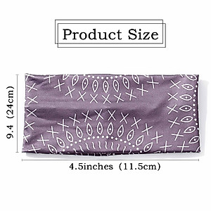 Olbye Boho Headbands 3 Pack - Women's Wide Hairbands, Turban Headbands, Workout Head Wraps, Yoga Hair Scarfs, Fashion Hair Accessories for Women and Girls