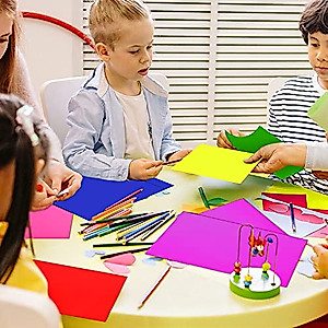 Bright Color Paper Colorful Cardstock - 8.5’’ x 11’’ Letter Paper Size 65lb Cover Card Stock Rainbow Colors Paper 70 Sheets Perfect for Scrapbooking, Crafts, Business Cards 180gsm UAP12