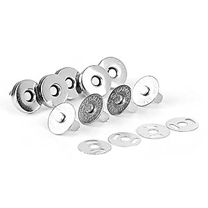 14mm Magnetic Button Clasp Snaps, Magnetic Sewing Buckle, Handmade Knitting Buttons Sets, for Sewing, Craft, Bags, Clothes (01)