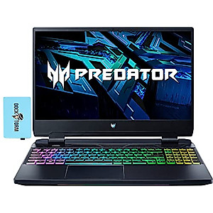 Acer Predator Helios 300 15.6" 165Hz FHD IPS Gaming Laptop (Intel i7-12700H 14-Core, 64GB DDR5 4800MHz RAM, 1TB PCIe SSD, GeForce RTX 3060 6GB GDDR6, RGB Backlit KYB, WiFi 6E, Win11P) w/Hub