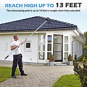 Light Bulb Changer for High Ceilings - 13FT Light Bulb Changer Kit with Extension Pole Light Bulb Changer with Baskets and Suction Cup Light Bulb Removal Tool for High Ceilings and Recessed Lights