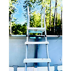 Above Ground Swimming Pool Ladder Latch **Sold as Set** Ladder Anchor Safety Stabilizer Pool Frame Reduce Injury**Stop Wear On Your Pool Liner**