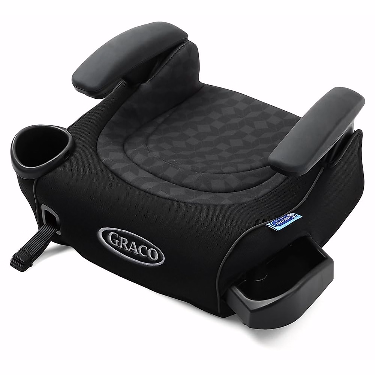 Graco® TurboBooster® LX Backless Booster with Affix Latch | Backless Booster Seat for Big Kids Transitioning to Vehicle Seat Belt, Montgomery