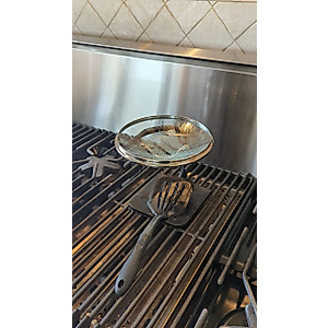 Hot Top Holder for Hot Pan Lids - No Burning of Hands - No Mess - No Condensation - Stone Black