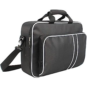 SIKEMAY PS5 Carrying Case, Travel Bag Case for PS5 Console Disc/Digital Edition, Carry Bag Travel Backpack for PS5 Console and Controllers, with 2X PS5 Accessories Controller Skin Covers