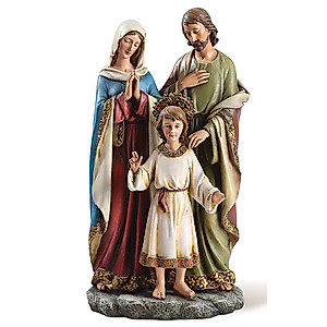 Joseph's Studio by Roman - Holy Family with Child Figure, Life of Christ, Renaissance Collection, 9.75" H, Resin and Stone, Religious Gift, Decoration