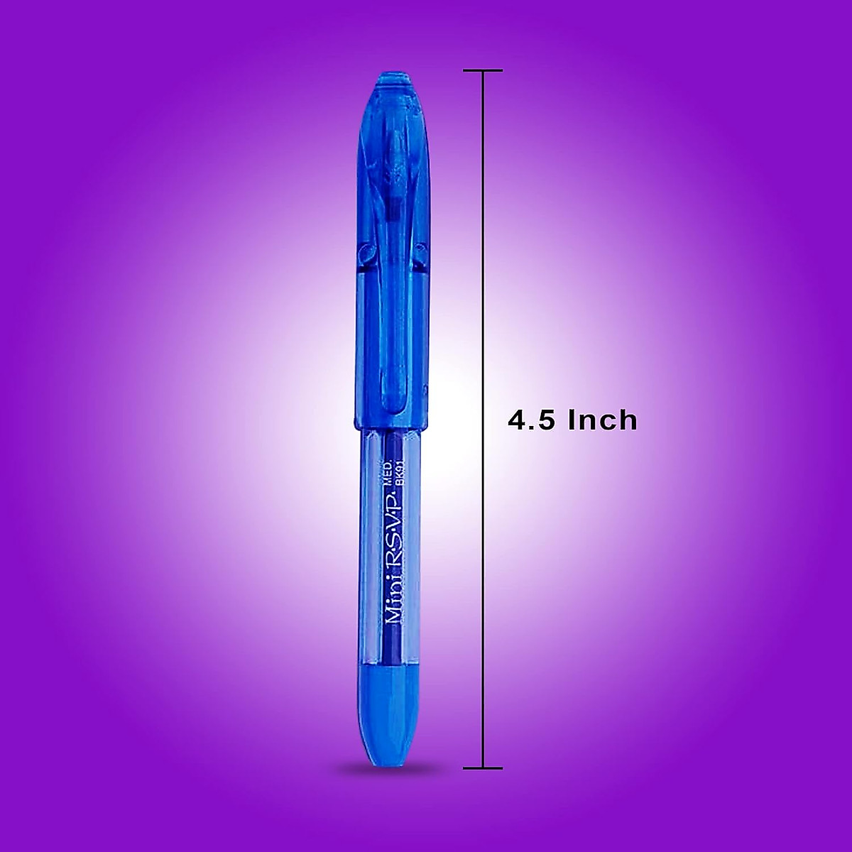 Pentel Mini R.S.V.P. Ballpoint Pen, Medium line, Assorted Ink Colors, 5 Pack (BK91MNBP5M)