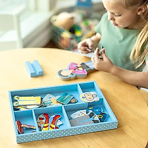 Melissa & Doug Julia Magnetic Dress-Up Wooden Doll Pretend Play Set (25+ pcs)