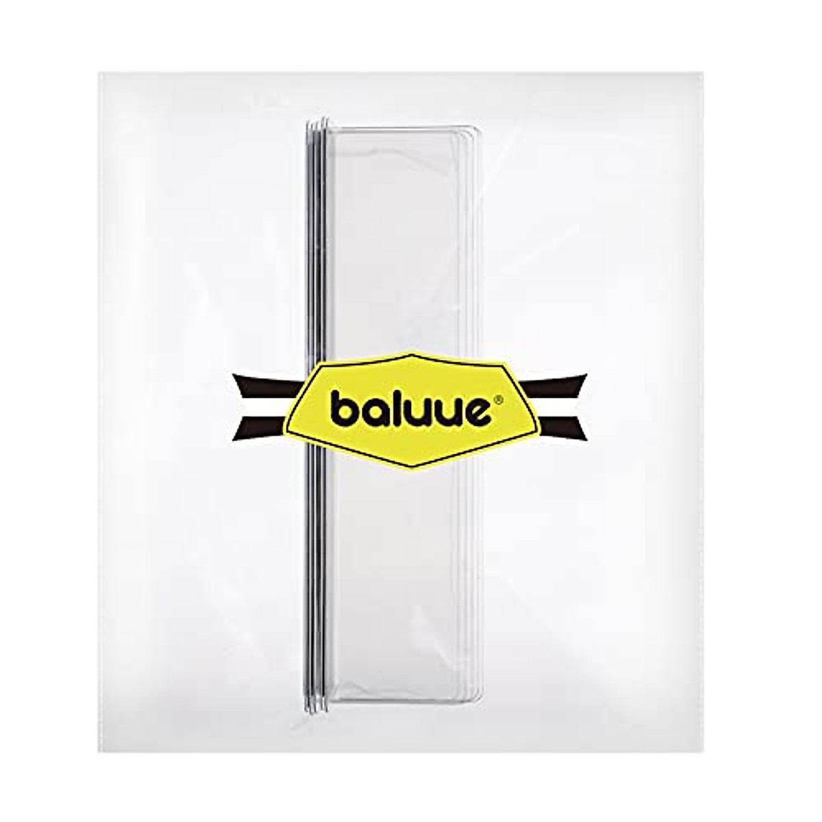 Baluue 5Pcs Clear Shelf Dividers Closets Separator Commodity Divider Magnetic Baffle for Bedroom Kitchen Office Supermarket Clapboard Organization