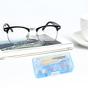 Eyeglasses Repair Kit, Sunglasses Repair Kit, Includes Glasses Screws and Screwdrivers, Glasses Nose Pads,Glasses Cloth, Tweezer, for Glasses, Sunglasses, Watch, Repair Kit - 500 Pcs
