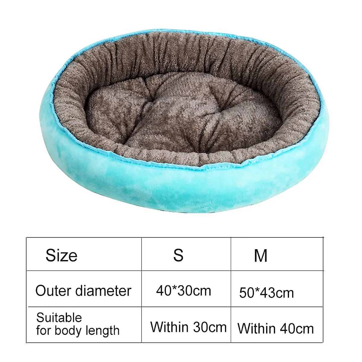 Durable Comfortable Natural Cat Dog Beds for Pet,Lovely Bear Paw Shape Dog Cats Pet Cushion Bed Warm Plush Soft Nests Kennel - Coffee S